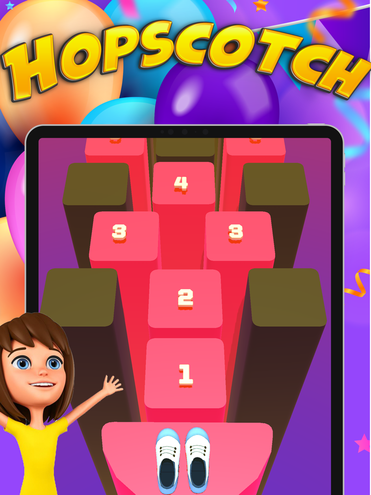 Hopscotch Potsy The Easy Game for iOS (iPhone/iPad) - Free Download at ...
