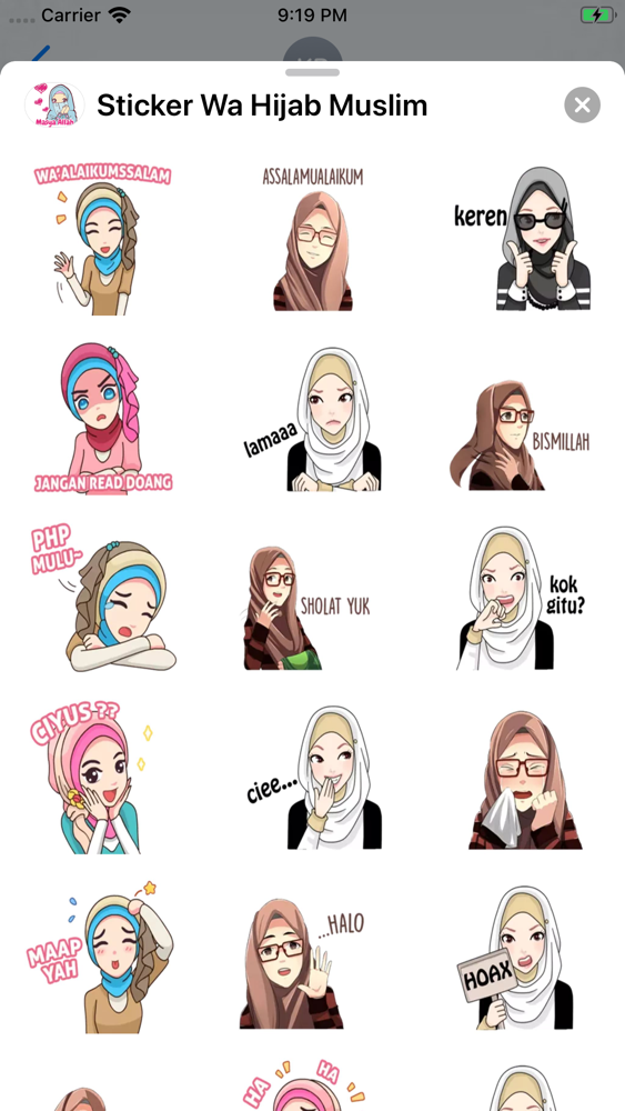 Sticker Wa Hijab Muslim for iOS (iPhone/iPad) Latest Version at $0.99 ...