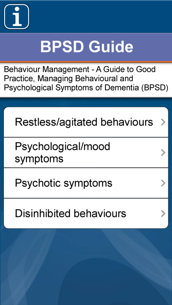 BPSD Guide: Managing Behavioural and Psychological Symptoms of Dementia ...