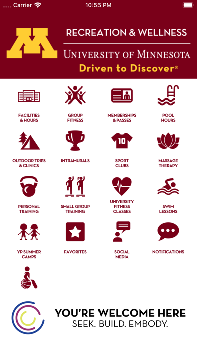 UMN RecWell for iOS (iPhone/iPod touch) - Free Download at AppPure