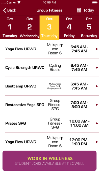 UMN RecWell for iOS (iPhone/iPod touch) - Free Download at AppPure