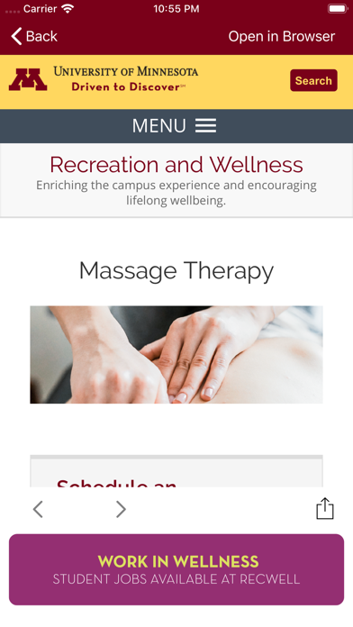 UMN RecWell for iOS (iPhone/iPod touch) - Free Download at AppPure