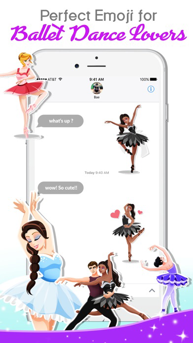 Ballet Dancing Emoji Stickers for iOS (iPhone/iPad/iPod touch) Latest ...