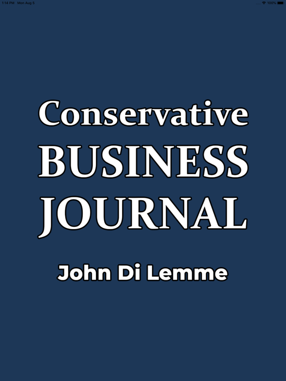 Conservative Business Journal for iOS (iPhone/iPad/iPod touch) - Free ...