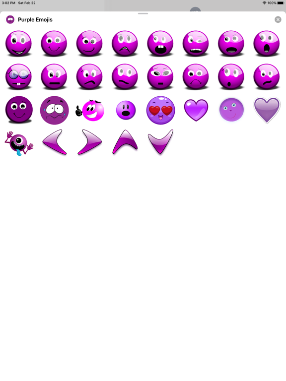 Purple Emojis - Stickers for iOS (iPhone/iPad/iPod touch) Latest ...