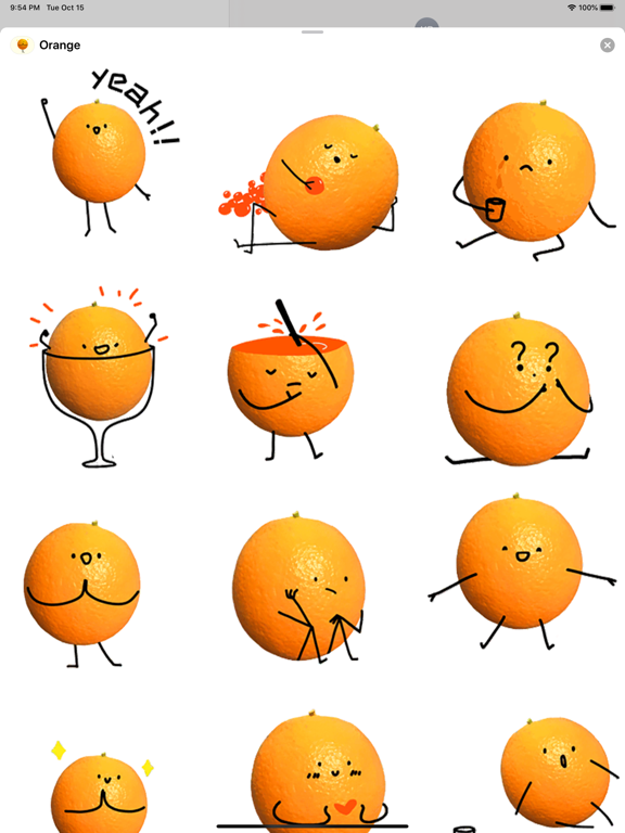 Happy Orange Animated for iOS (iPhone/iPad/iPod touch) - Free Download ...