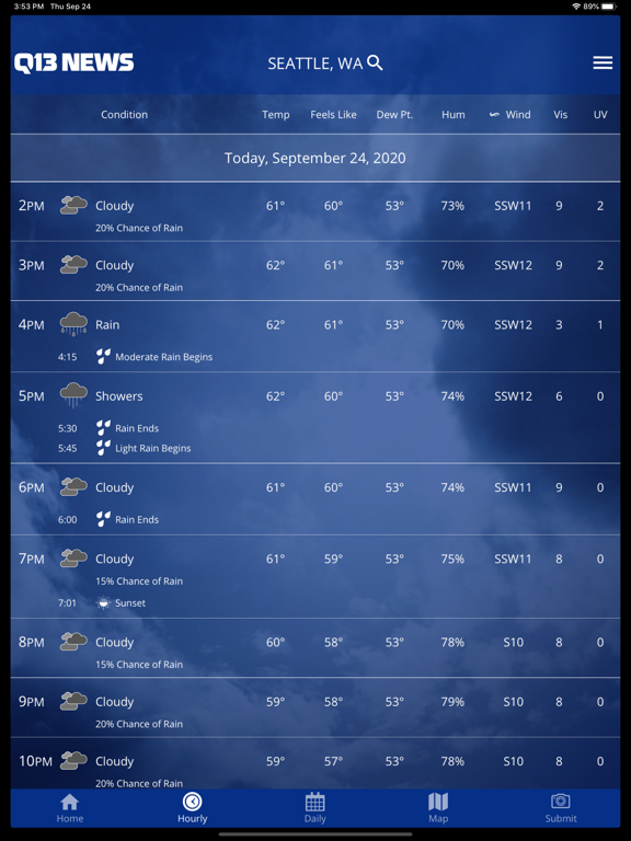 Q13 FOX Seattle: Weather for iOS (iPhone/iPad/iPod touch) - Free ...