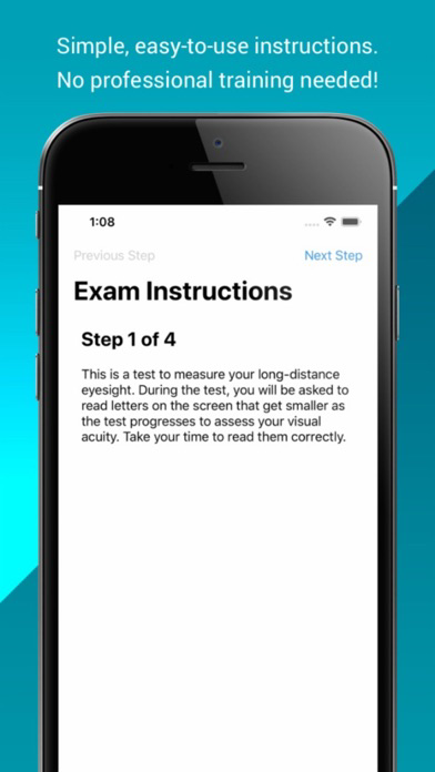 OcularCheck: Acuity Exam لنظام iOS (iPhone/iPod touch) - قم بتنزيله ...