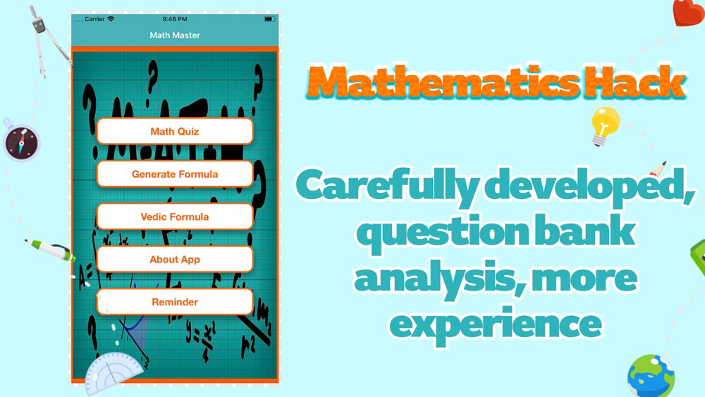 Mathematics Hack for iOS (iPhone) - Free Download at AppPure