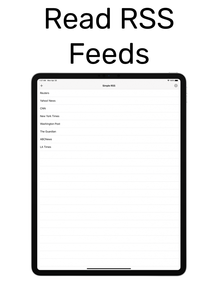 Simple Rss Feed Reader For Ios Iphone Ipad Free Download At Apppure