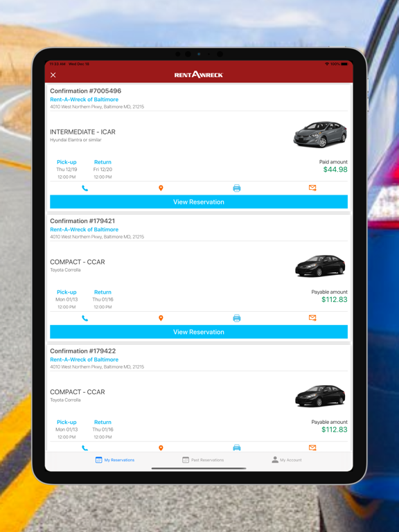 Rent-A-Wreck Car Rental for iOS (iPhone/iPad/iPod touch) - Free ...