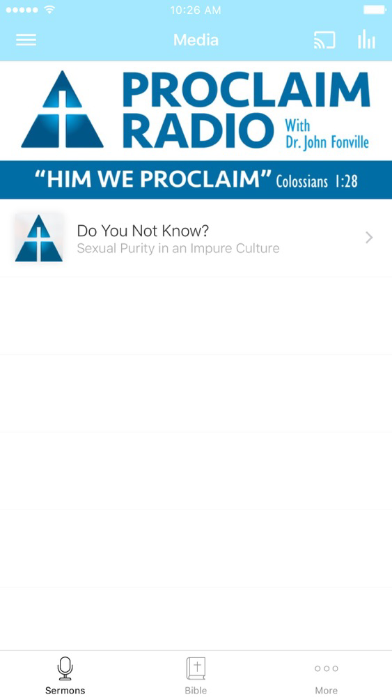 Him We Proclaim for iOS (iPhone) - Free Download at AppPure