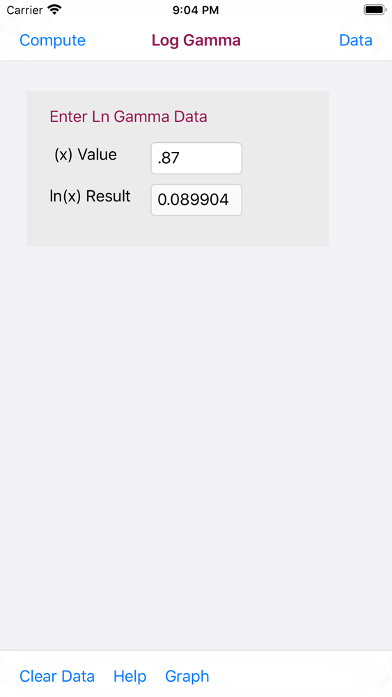 Log Gamma Function Calculator for iOS (iPhone/iPad) - Free Download at ...