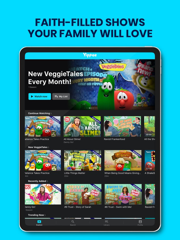 Yippee Kids TV: Faith Filled! for iOS (iPhone/iPad/Apple TV/iPod touch ...