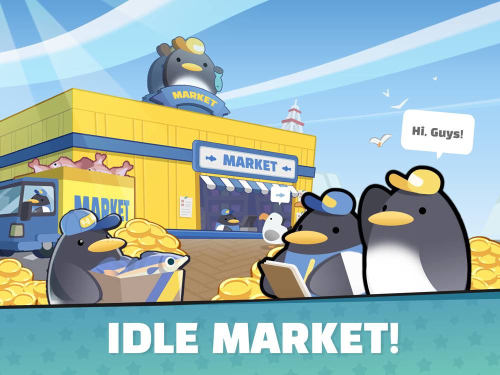 Penguin Market : Idle tycoon for iOS (iPhone/iPad) - Free Download at ...