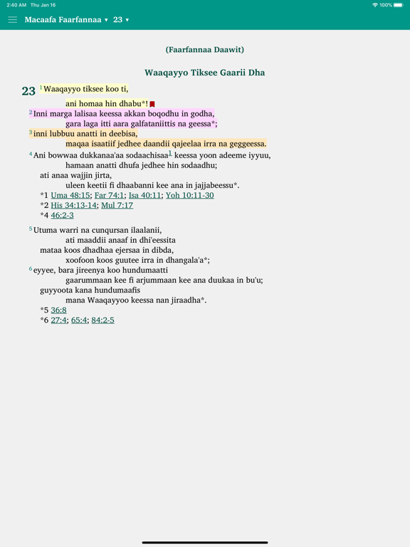 Macaafa Qulqulluu Afaan Oromoo for iOS (iPhone/iPad/iPod touch) - Free ...