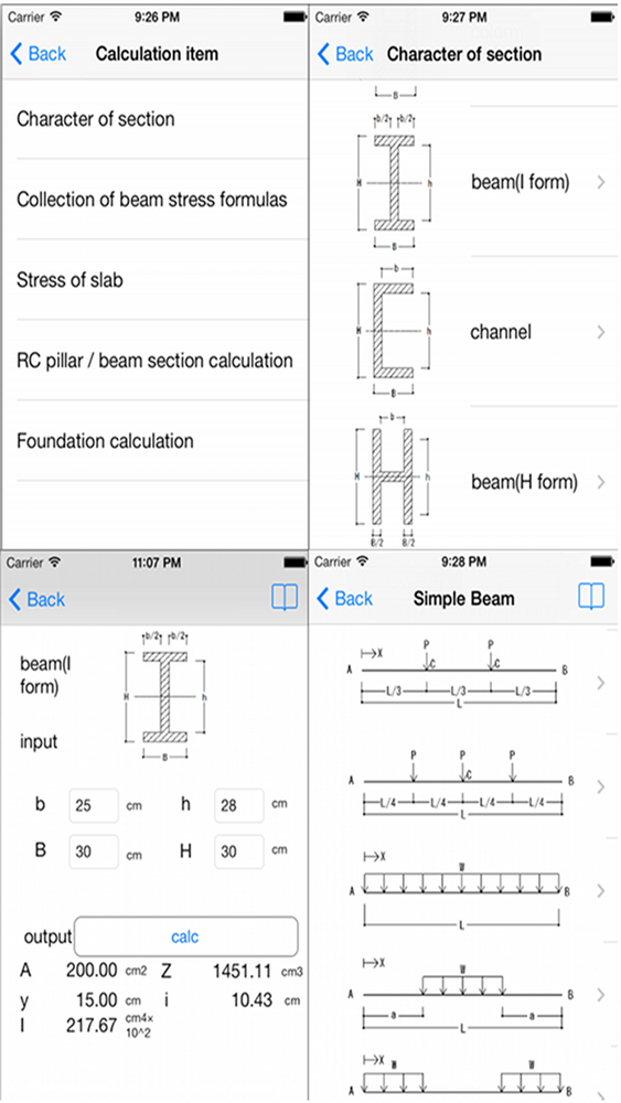 Structure support calculator for iOS (iPhone) Latest Version at $2.99 ...