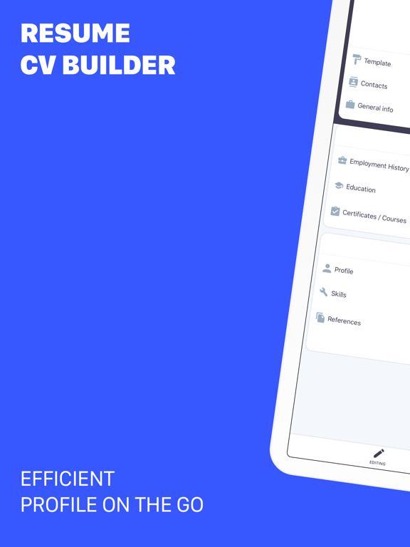 Resume Maker | Intelligent CV for iOS (iPhone/iPad/iPod touch) - Free ...