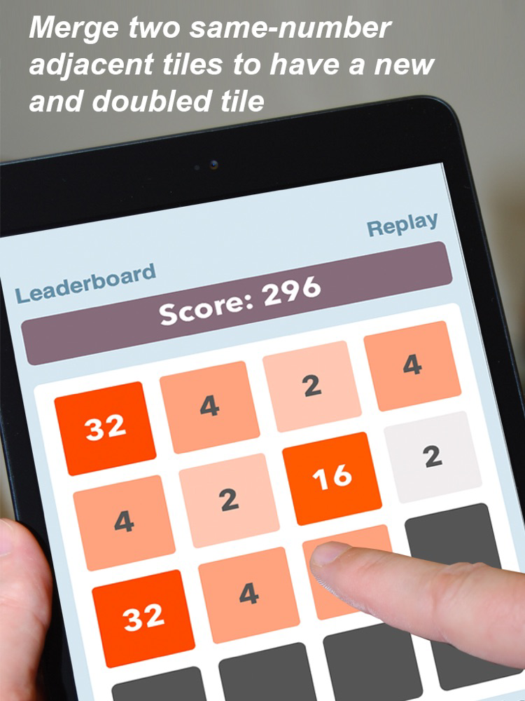 4096 - Match Adjacent Numbers to Make Tile 4096 for iOS (iPhone/iPad ...