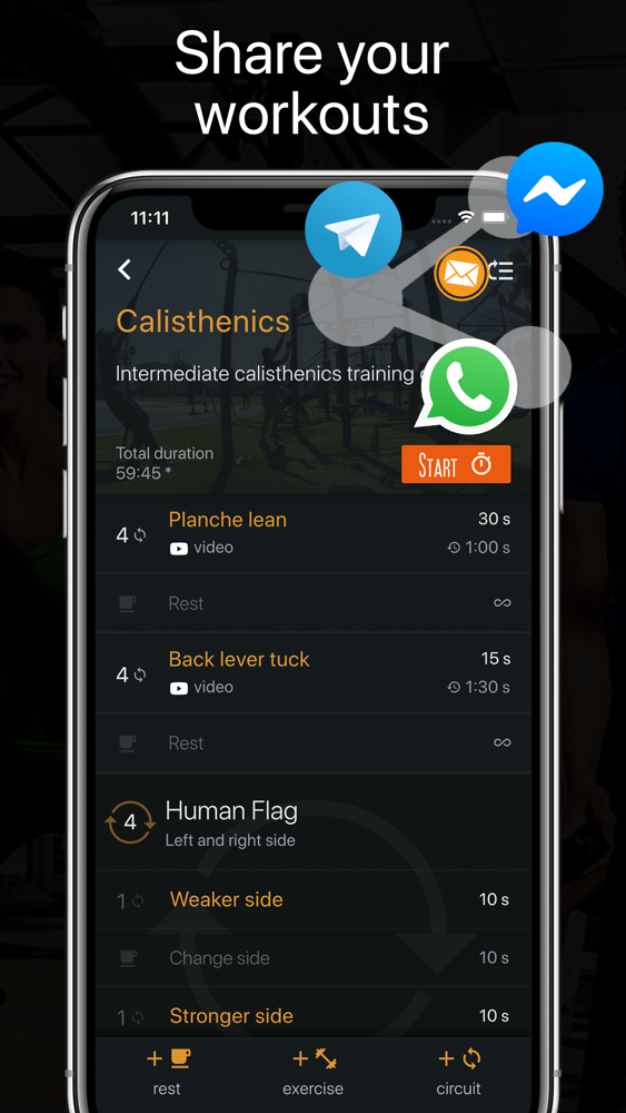 TimedOut - workouts timer for iOS (iPhone) - Free Download at AppPure