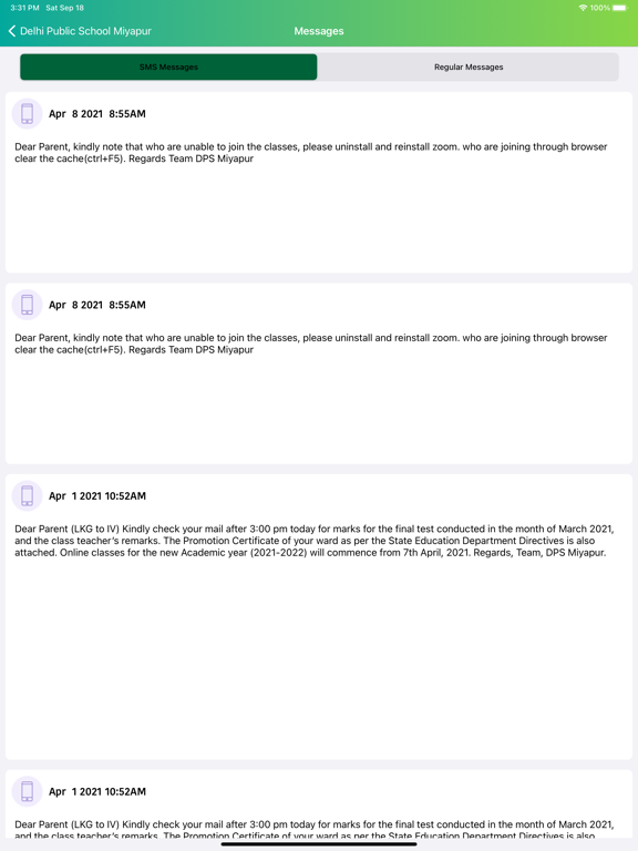 DPS Miyapur Parent Portal for iOS (iPhone/iPad) - Free Download at AppPure