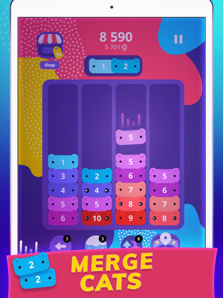 CATRIS - Cute Merging Cat Game for iOS (iPhone/iPad) - Free Download at ...