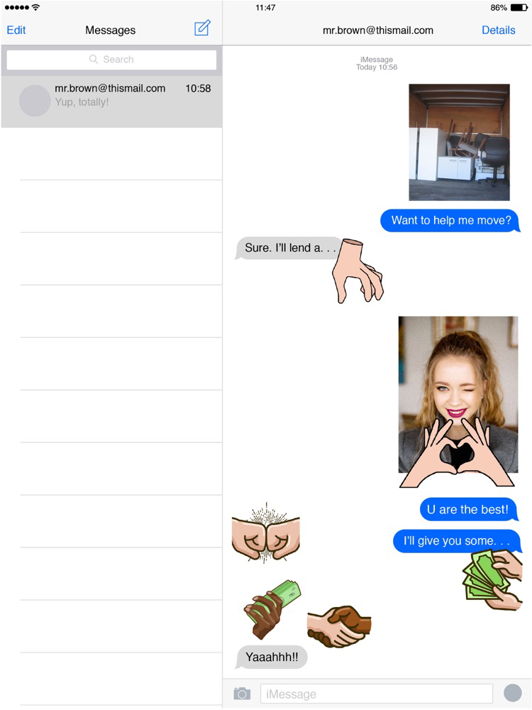 Hand Gestures Emoji for iOS (iPhone/iPad) Latest Version at $0.99 on ...