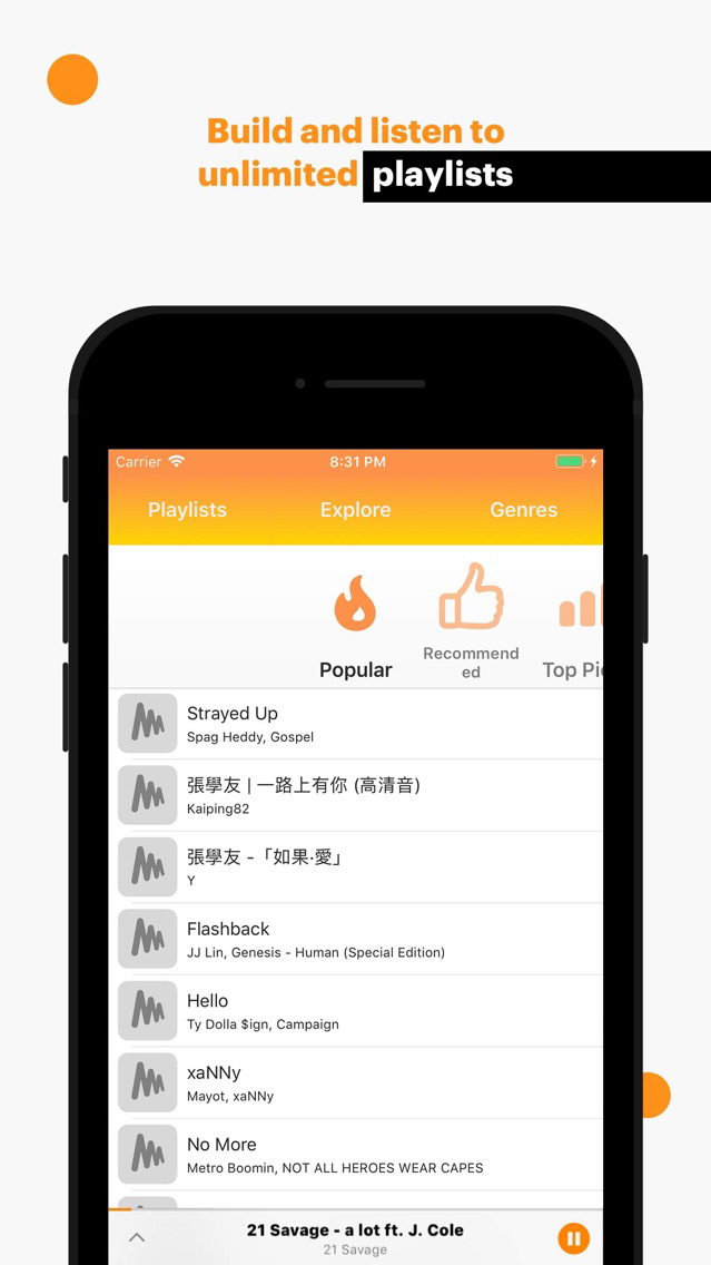 Musi - Simple Music Streaming. for iOS (iPhone/iPad) - Free Download at ...