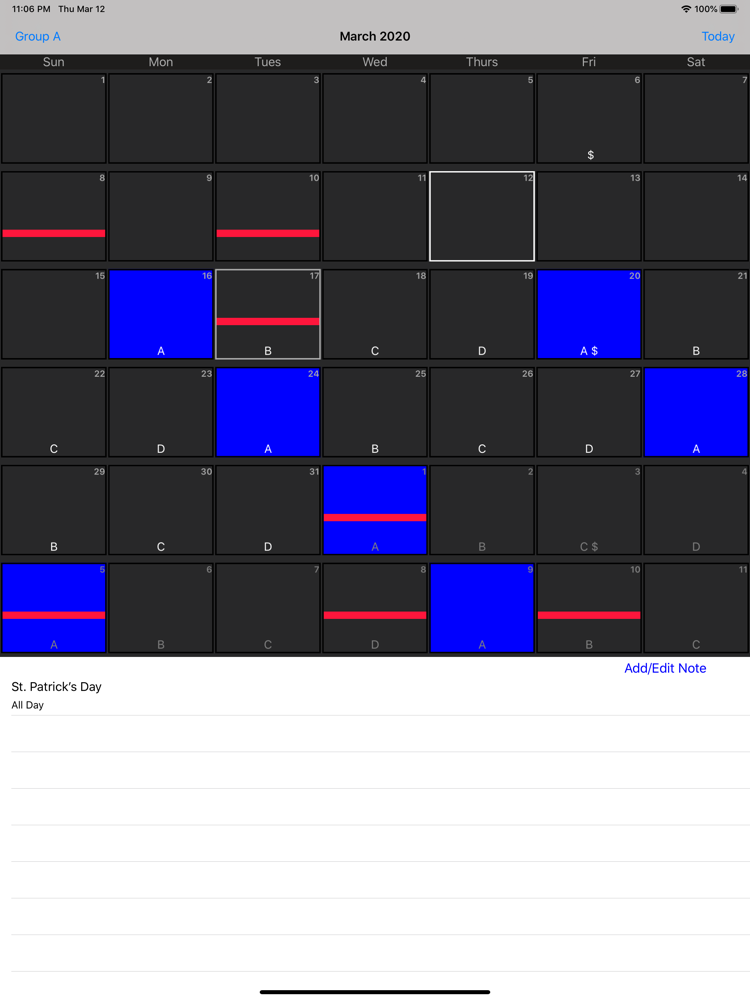 NYC FD ABCD Calendar for iOS (iPhone/iPad) Latest Version at $1.99 on ...