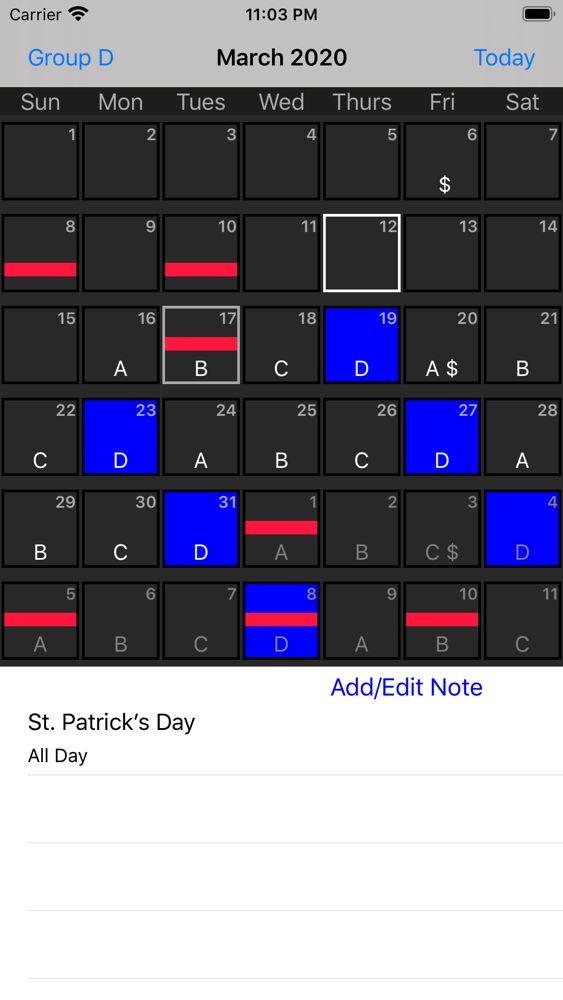 NYC FD ABCD Calendar for iOS (iPhone/iPad) Latest Version at $1.99 on ...