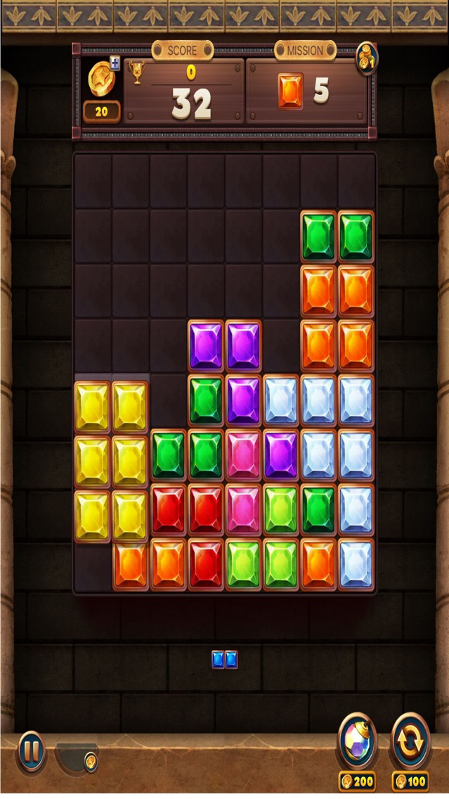 Jewel Brick Cube Drop for iOS (iPhone/iPad) - Free Download at AppPure