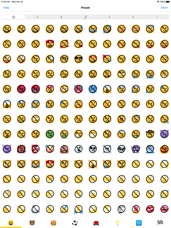 Anti Emoji - Prohibited Sign for iOS (iPhone/iPad/iPod touch) - Free ...