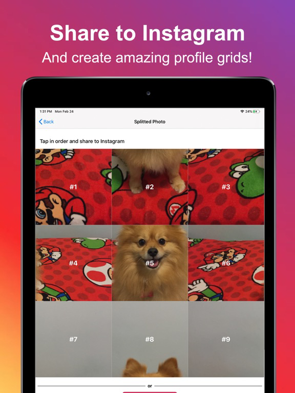 Photo Splitter: Picture Grids for iOS (iPhone/iPad/iPod touch) - Free ...