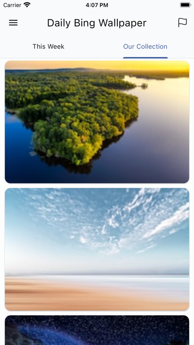Daily Bing Wallpaper for iOS (iPhone/iPad) - Free Download at AppPure
