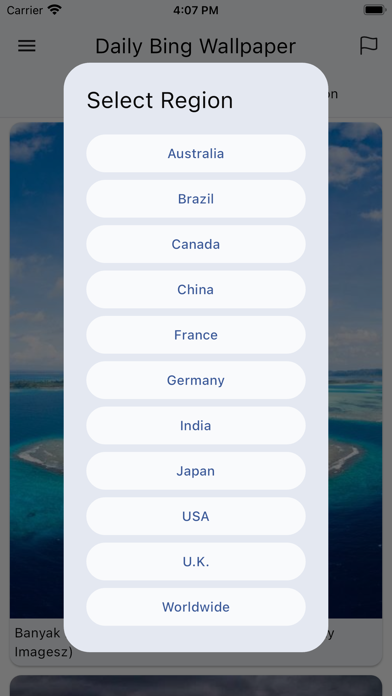 Daily Bing Wallpaper for iOS (iPhone/iPad) - Free Download at AppPure