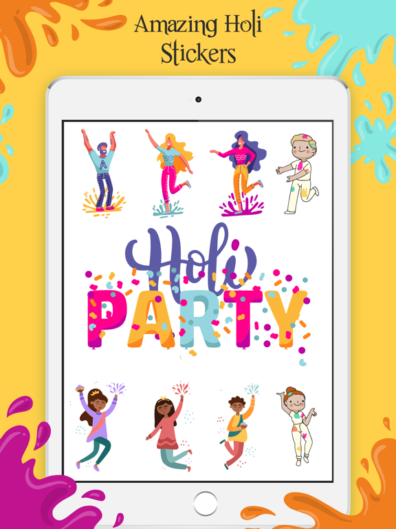 Holi Stickers - Dhuleti Emojis for iOS (iPhone/iPad/iPod touch) Latest ...