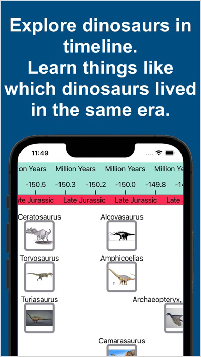Dinosaur History Timeline for iOS (iPhone/iPad/iPod touch) - Free ...
