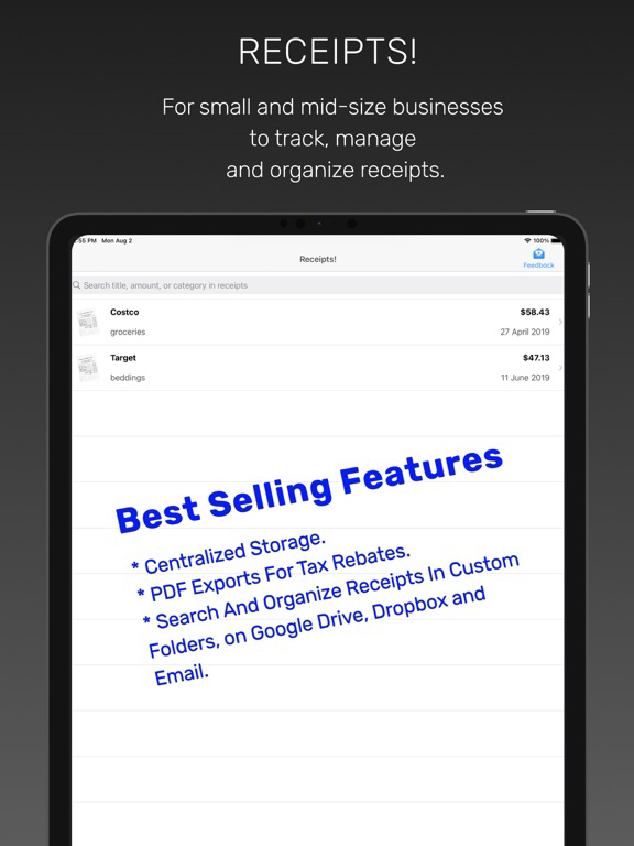 Receipts! for iOS (iPhone/iPad/iPod touch) - Free Download at AppPure