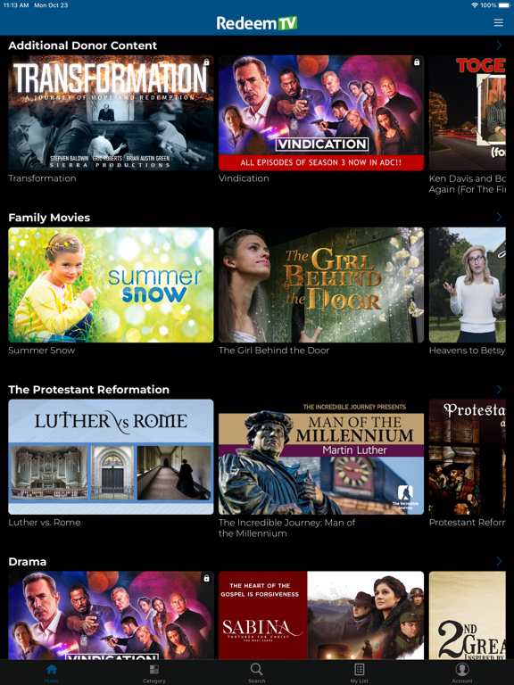 Redeem TV for iOS (iPhone/iPad) - Free Download at AppPure