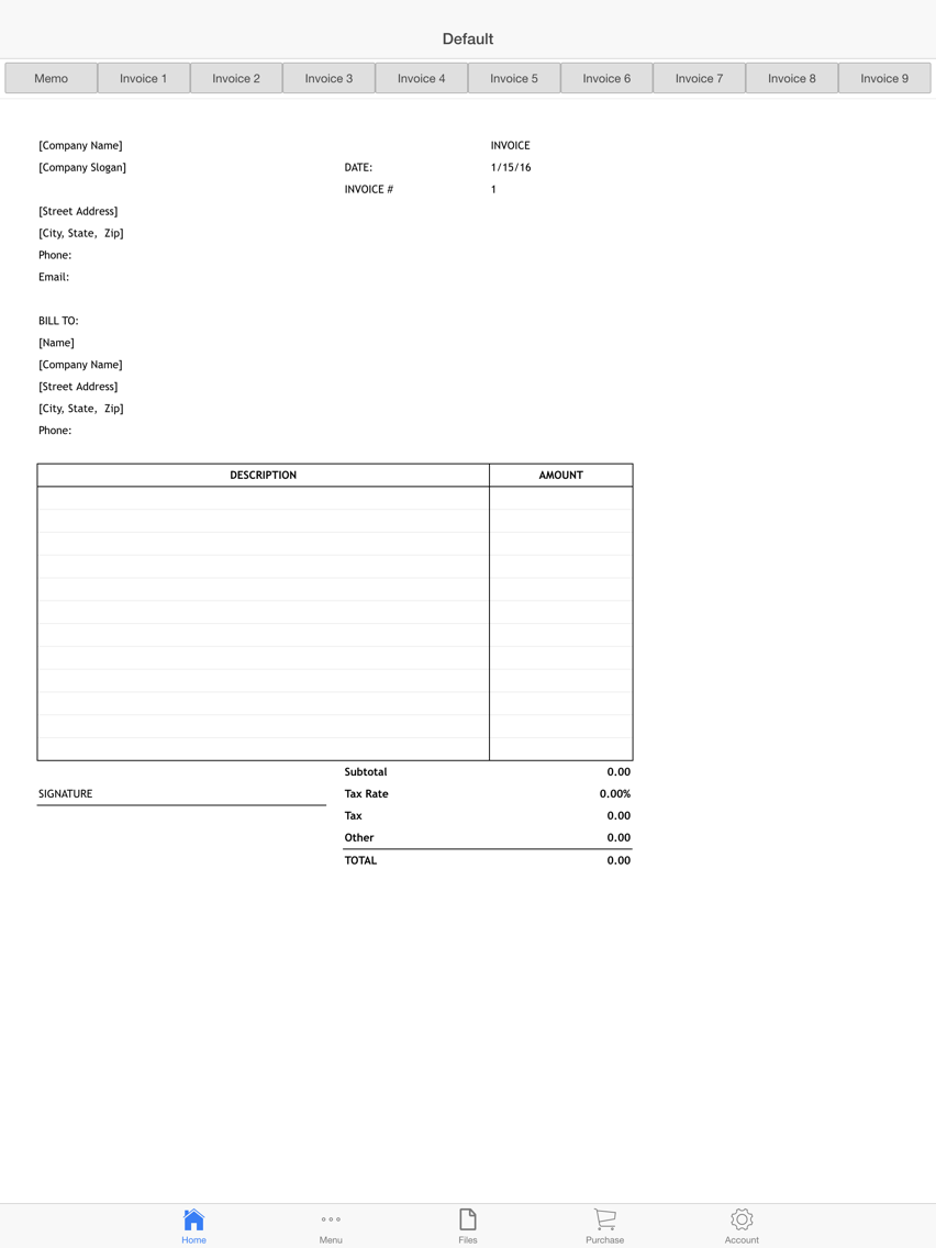 Sales Invoice for iOS (iPhone/iPad) Latest Version at $0.99 on AppPure