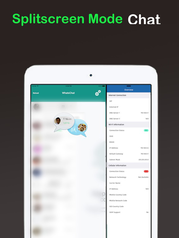 WhatsChat - A free messenger app for all devices - iPad version for iOS ...