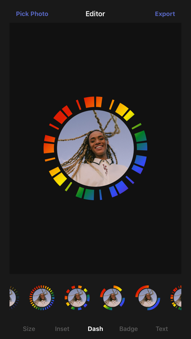 PPicture: Round Photo Border for iOS (iPhone/iPod touch) - Free ...