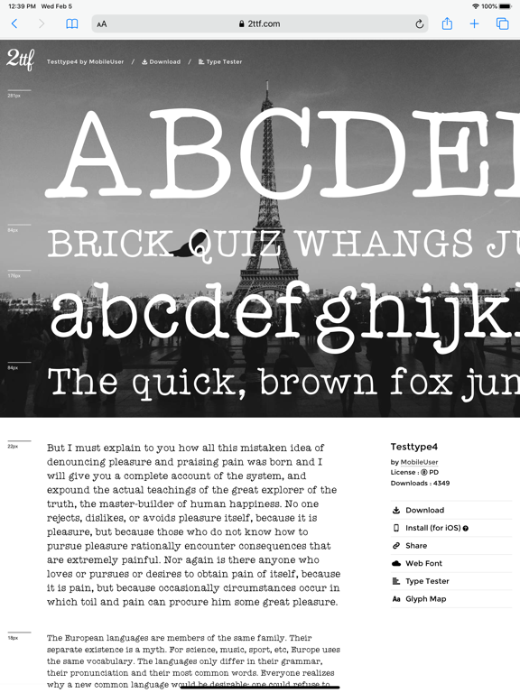 iFontMaker for iOS (iPad) Latest Version at $7.99 on AppPure