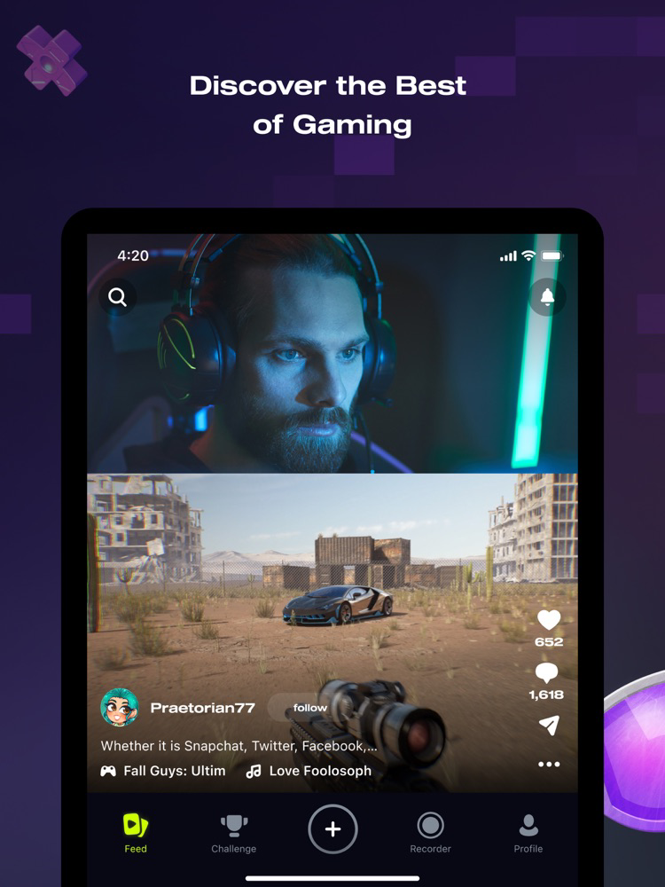 Powder - Gaming clips for iOS (iPhone/iPad) - Free Download at AppPure