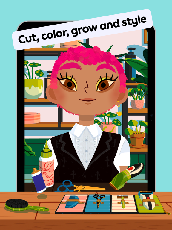 Toca Boca Hair Salon 4 for iOS (iPhone/iPad/iPod touch) - Free Download ...
