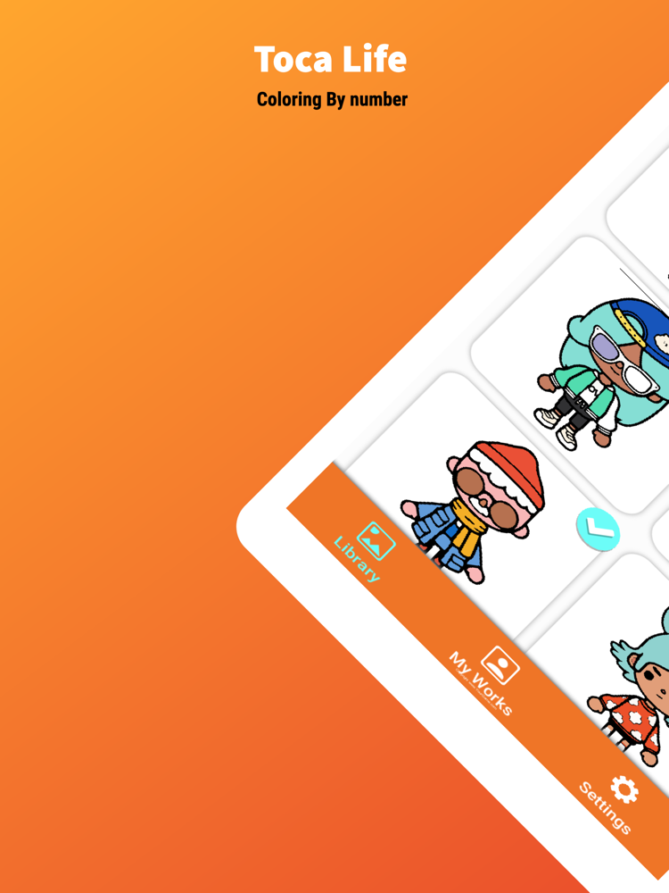 Toca Life Coloring by Number for iOS (iPhone/iPad) - Free Download at ...