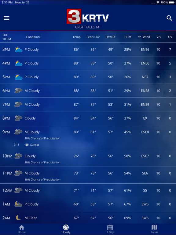 KRTV Great Falls Weather para iOS (iPhone/iPad/iPod touch) - Baixar ...