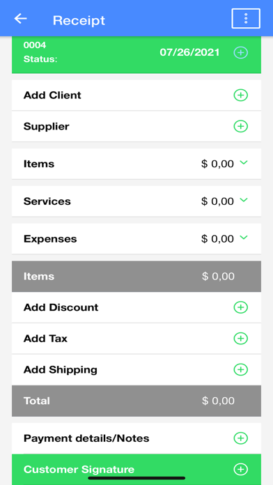 Invoice, Receipt & Estimate for iOS (iPhone/iPad/iPod touch) - Free ...