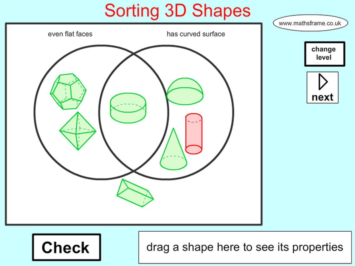Sorting 3D Shapes Venn Diagram for iOS (iPhone/iPad) Latest Version at ...