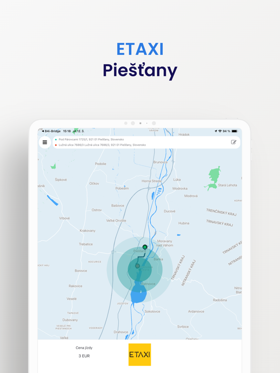 ETAXI Piešťany para iOS (iPhone/iPad/iPod touch) - Baixar Grátis no AppPure